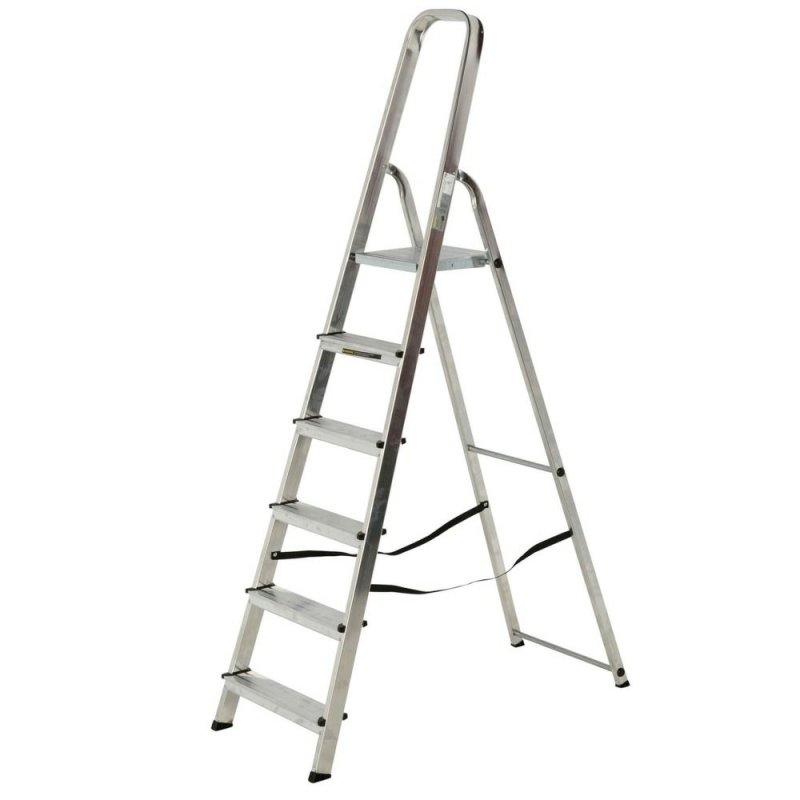 Youngman 6 Tread Aluminium Step Ladders | Pease of Garforth