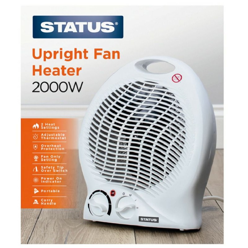Status 2000W Upright Electric Fan Heater | Pease of Garforth