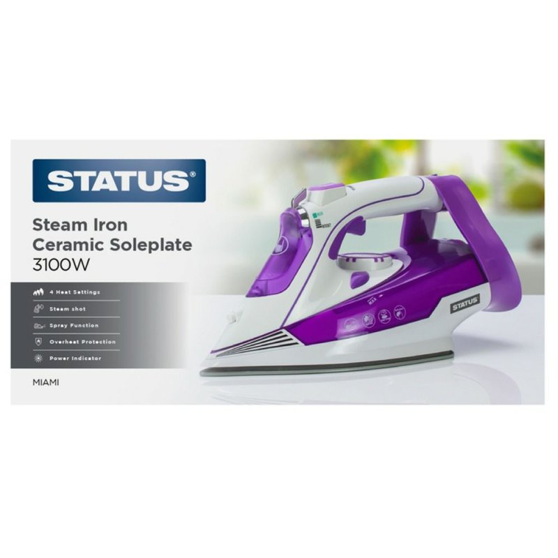 Status 2700W Miami Electric Steam Iron | Pease of Garforth