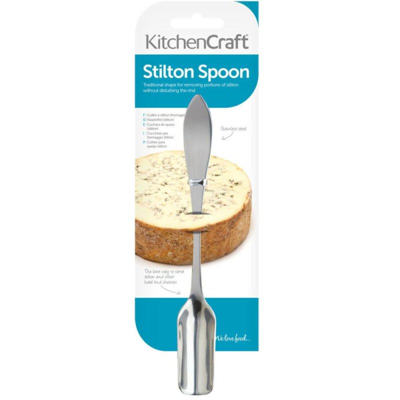 Kitchen Craft Stainless Steel Stilton Cheese Spoon | Pease of Garforth