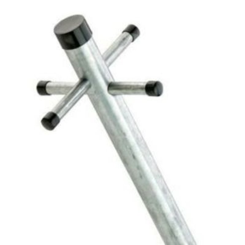 2.4m Galvanised Metal Clothes Post / Pole | Pease of Garforth