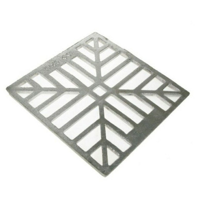 9" 230mm Square Cast Alloy Outdoor Metal Drain Cover / Grate | Pease of ...